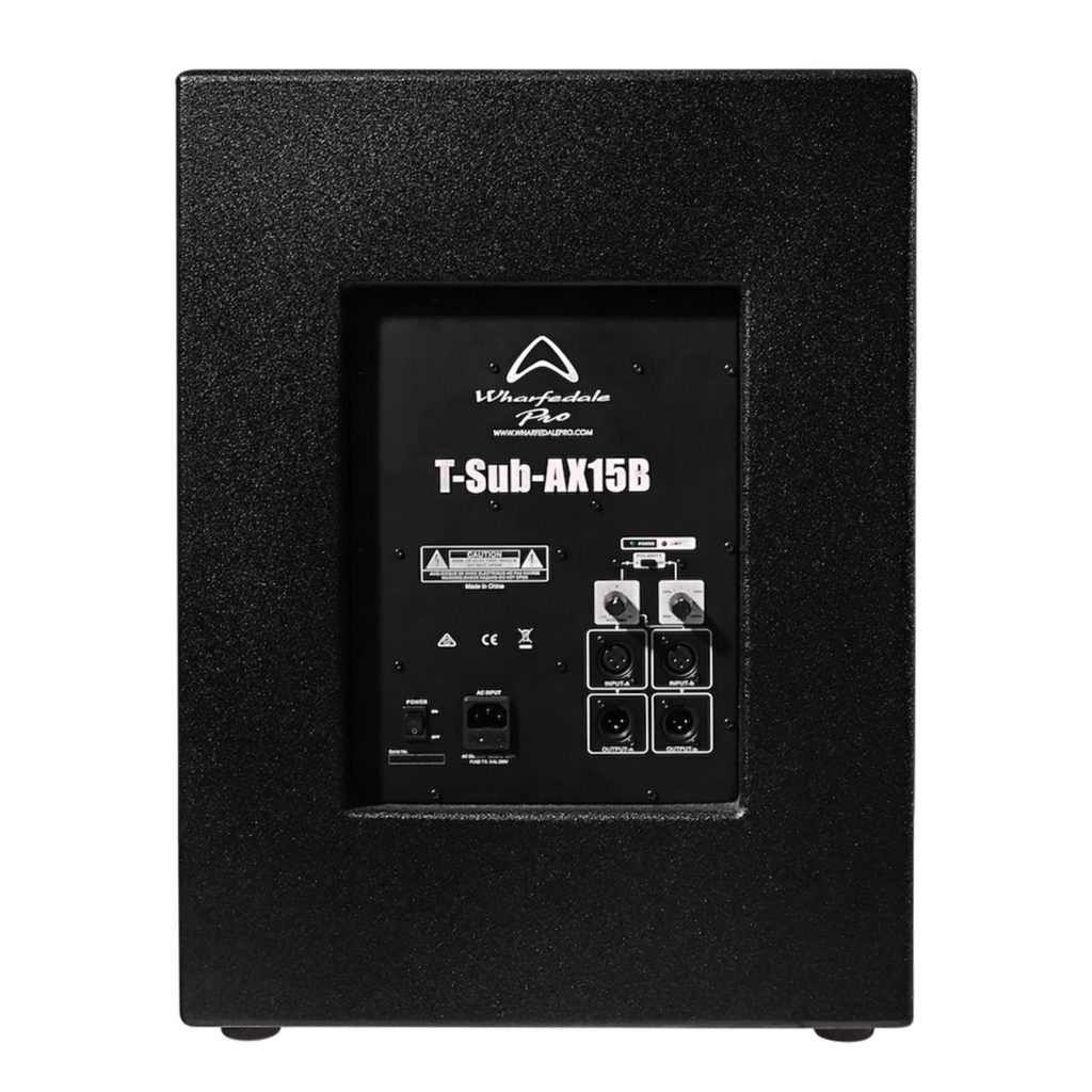 Subwoofer activo Wharfedale T-Sub AX15B de 700 watts – POWER LED CHILE SPA