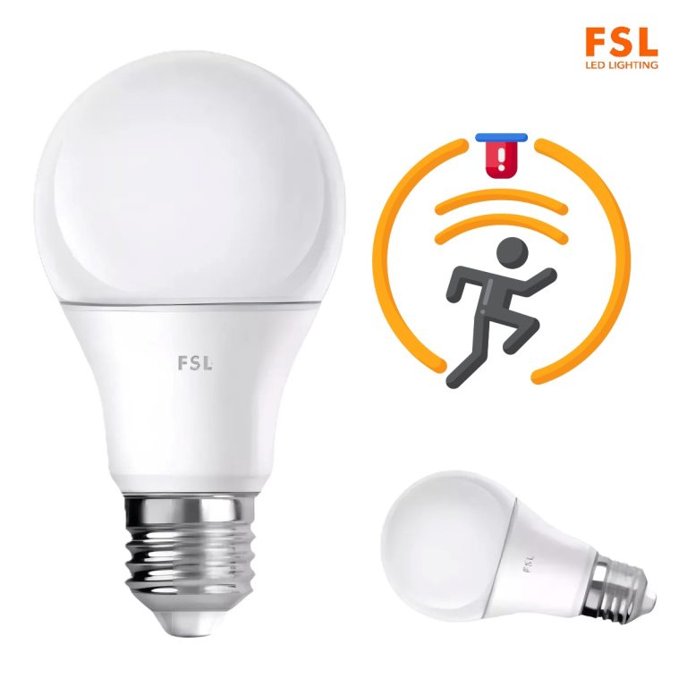 Ampolleta Con Sensor Movimiento E27 9w 6500k FSL – POWER LED CHILE SPA