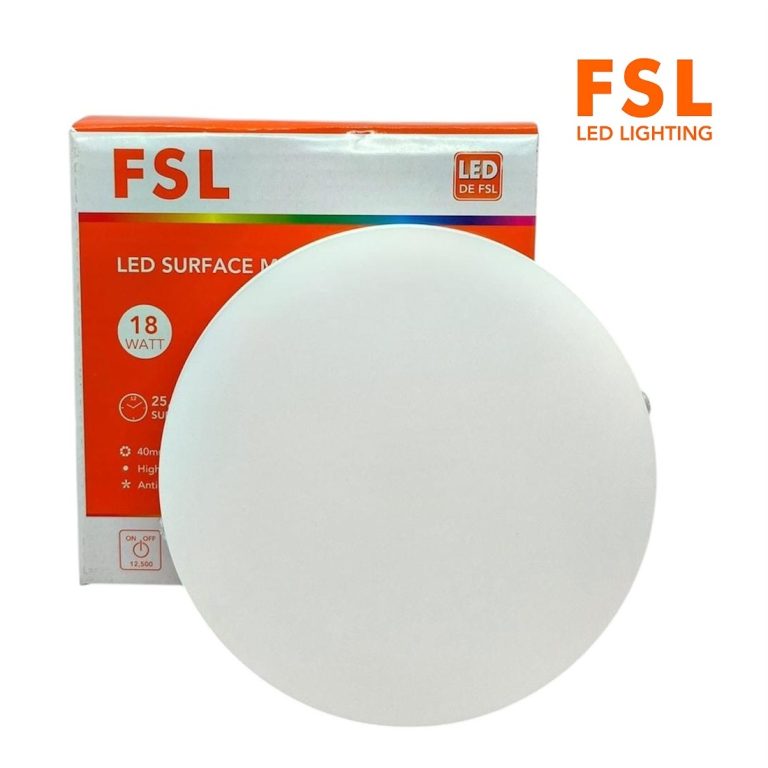 Panel Sobrepuesto 18w 6500K FSL Tipo Torta – POWER LED CHILE SPA